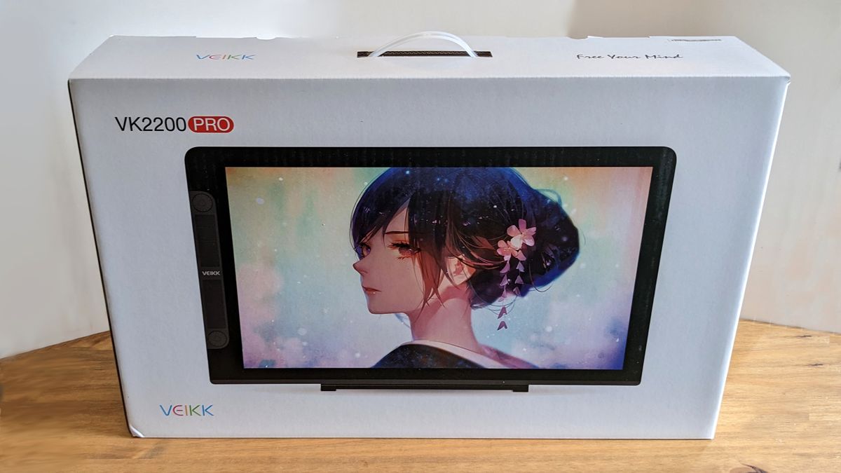 Veikk Studio VK2200 Pro review: sturdy drawing tablet is a big draw ...