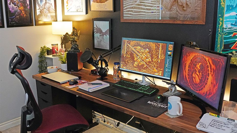 This simple setup was all I needed to finally kit out my perfect art ...