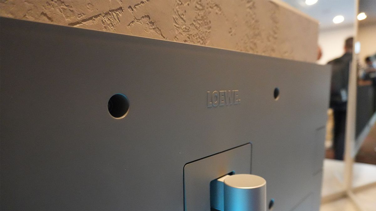 This concrete and metal OLED TV with a next-gen screen is the stylish ...