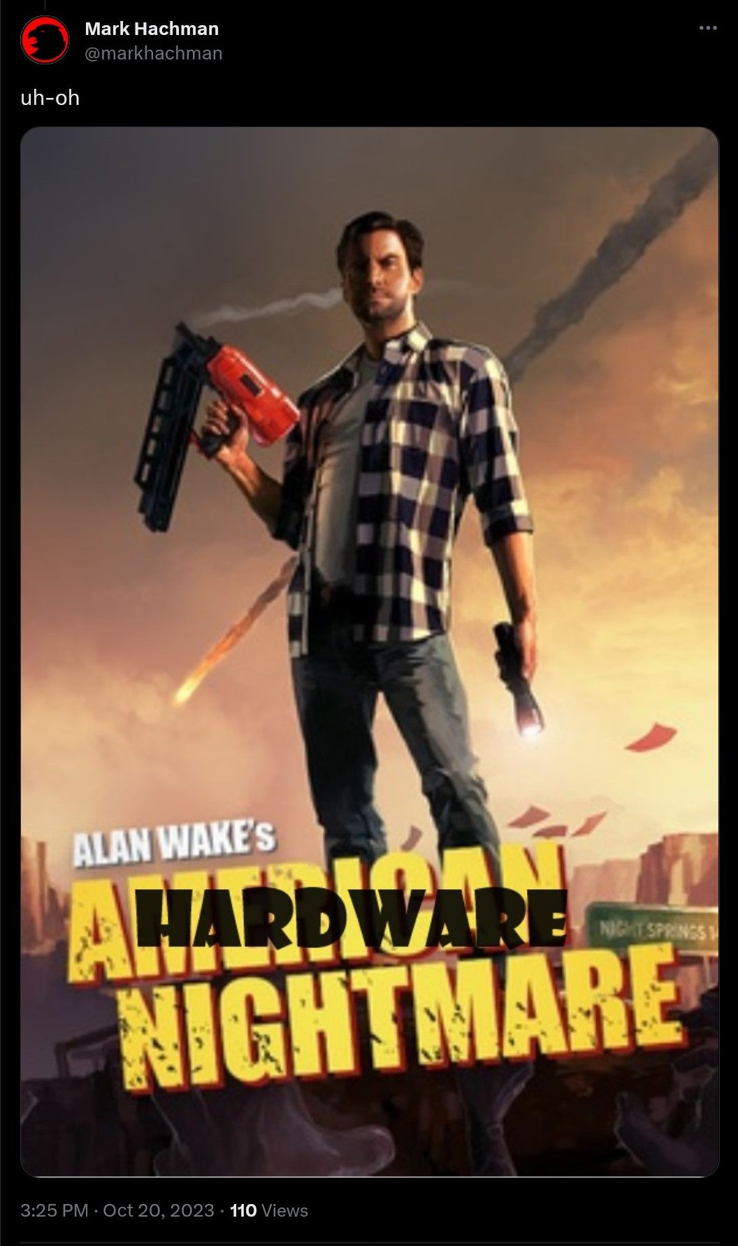 Everybody's either mad or sad about the Alan Wake 2 system requirements ...