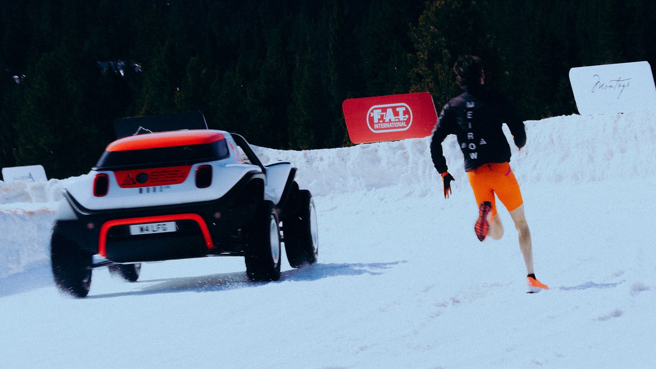 Nike ACG just debuted its modified Ultrafly shoes by racing a runner ...