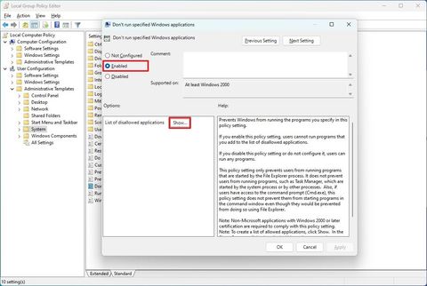 How to restrict access to desktop apps on Windows 11 | Windows Central