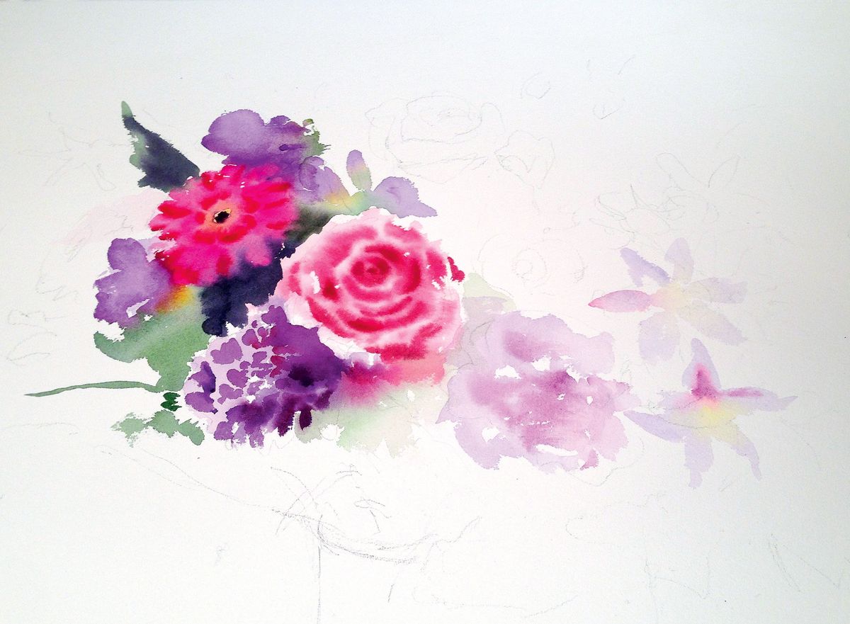 Master wet-in-wet watercolour painting | Creative Bloq