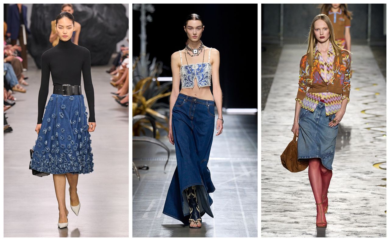 The Top 5 Denim Trends of 2025, According to the Runways | Marie Claire