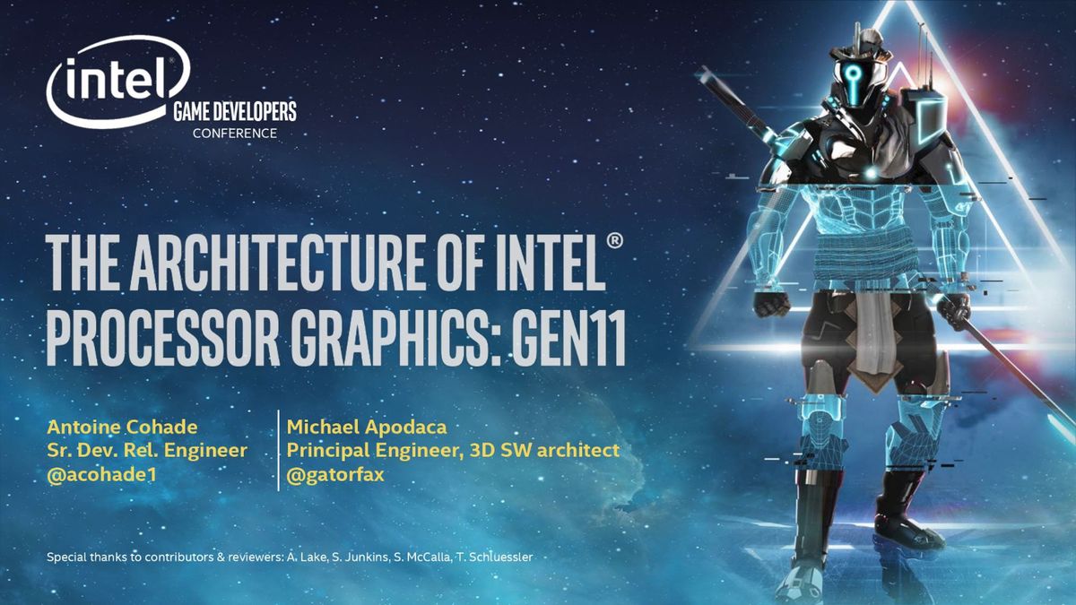 Intel's Gen11 Architecture Presentation and Slides Posted | Tom's Hardware