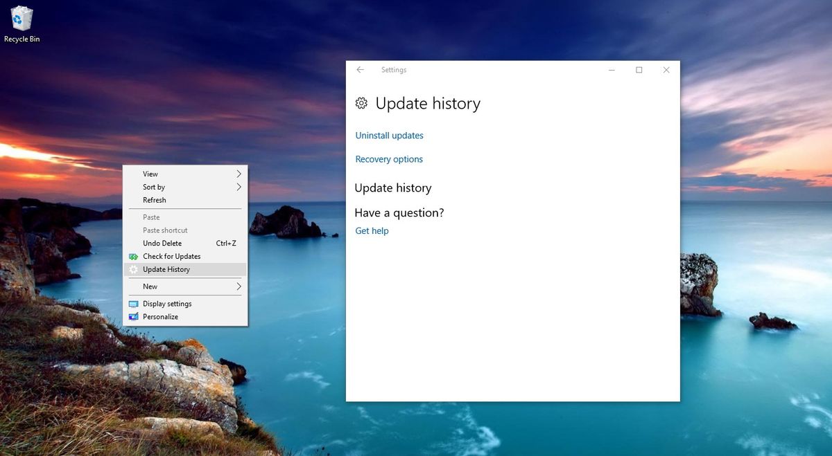 How to check for updates from the right-click menu on Windows 10 ...