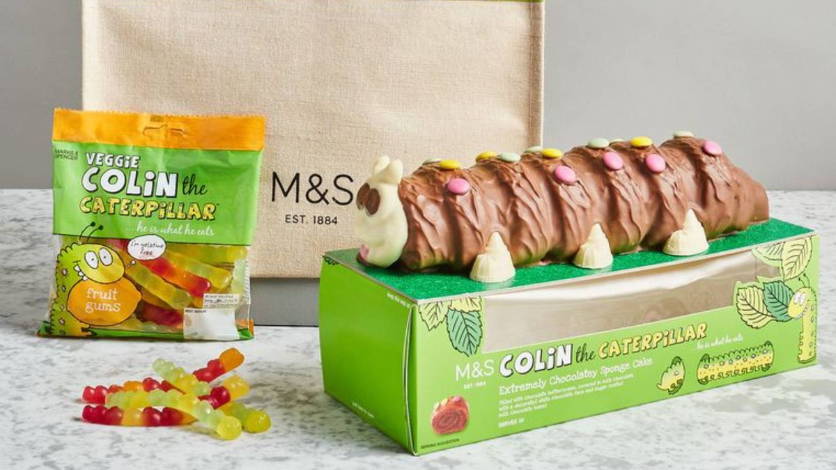 M&S is now delivering Colin the Caterpillar cakes so you can celebrate ...