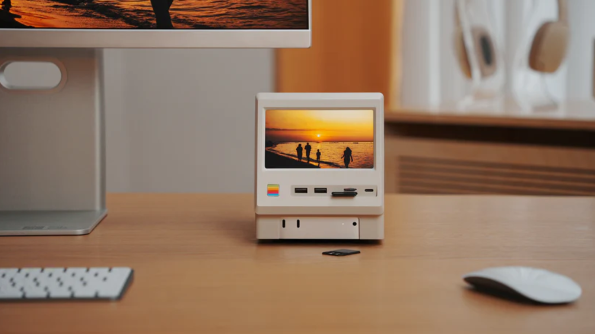 The most bizarre dock for Mac Mini M4 looks like an old Mac and costs ...