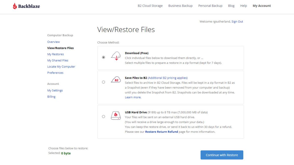 Backblaze cloud storage review | Tom's Guide