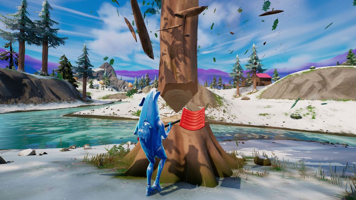 Fortnite Timber Pines locations and how to knock them down | GamesRadar+