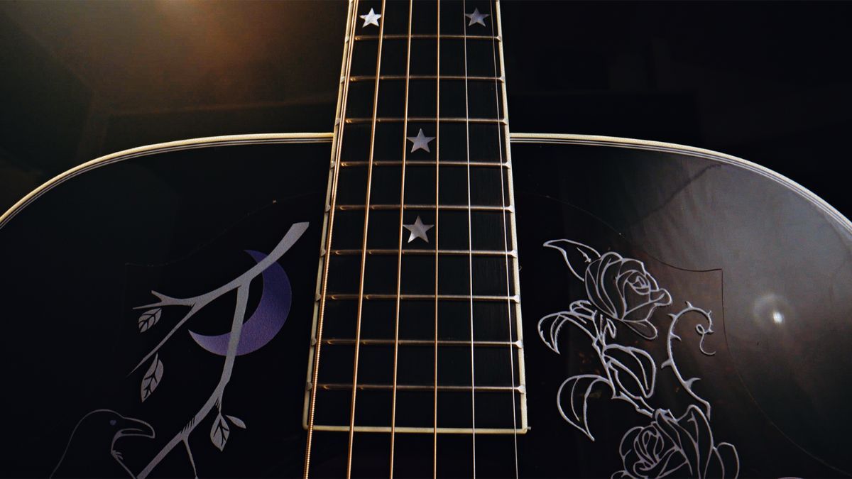 Kirk Hammett and Gibson release Raven acoustic guitar | Guitar World
