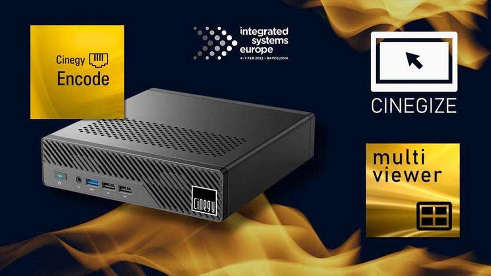 Cinegy To Feature Encode 1000, Cinegize, Multiviewer at ISE 2025 | TV Tech