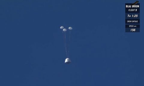 In Pictures: Blue Origin's New Shepard Capsule Tests In-Flight Abort ...
