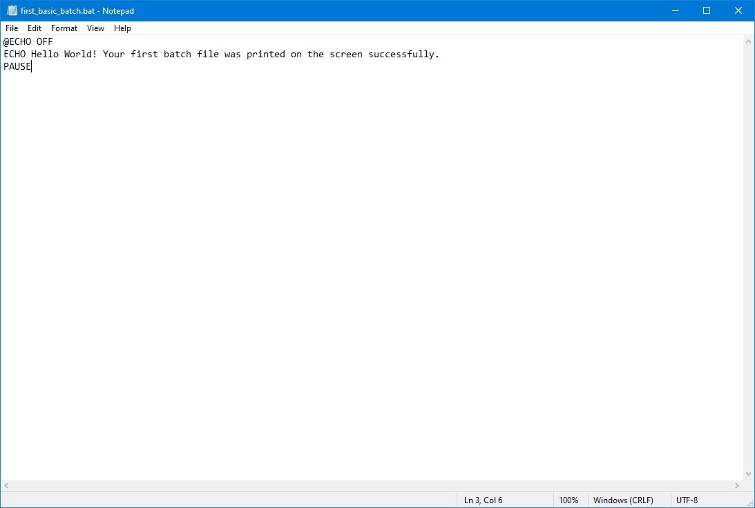 How to create and run a batch file on Windows 10 | Windows Central