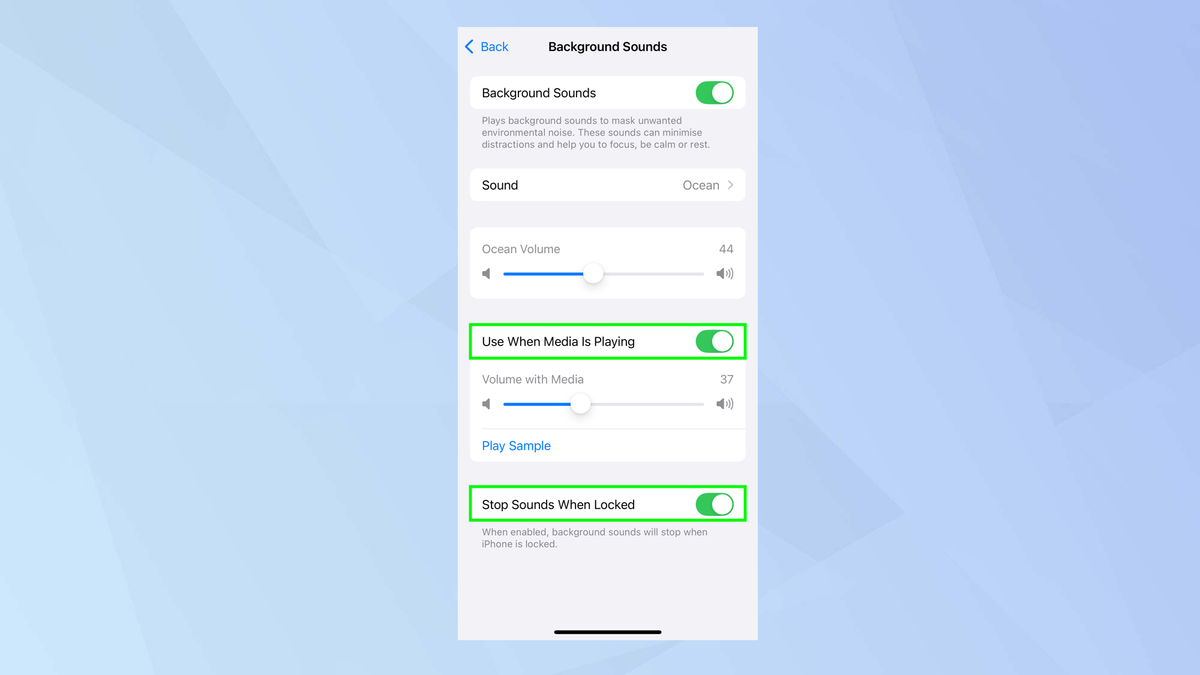 How to use iPhone background sounds in iOS 18 | Tom's Guide