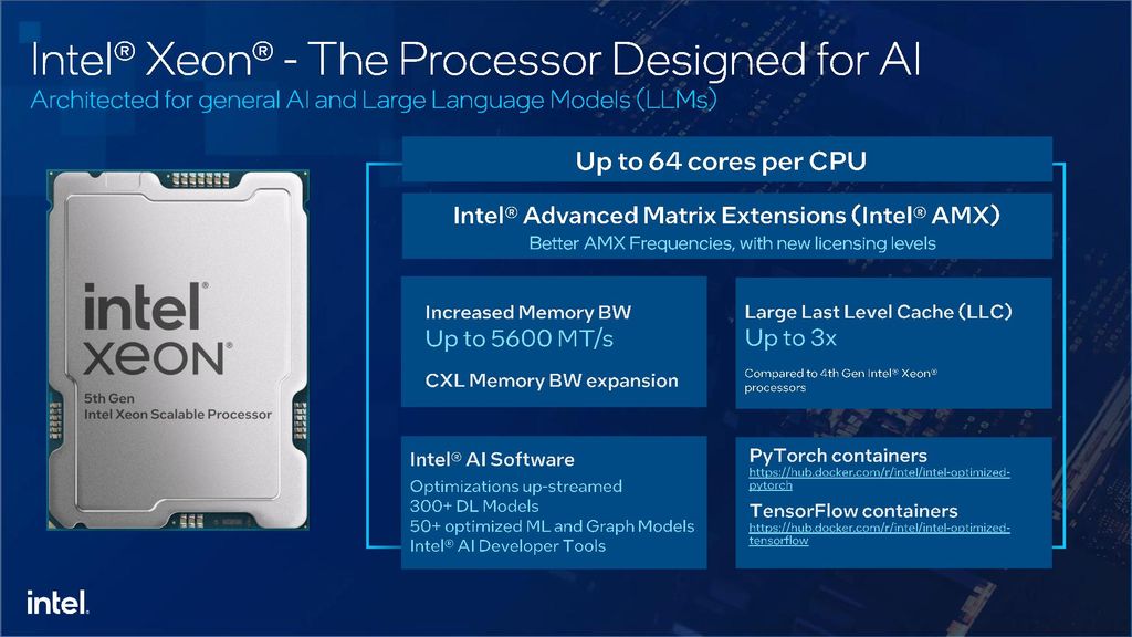 Intel 'Emerald Rapids' 5th-Gen Xeon Platinum 8592+ Review: 64 Cores ...