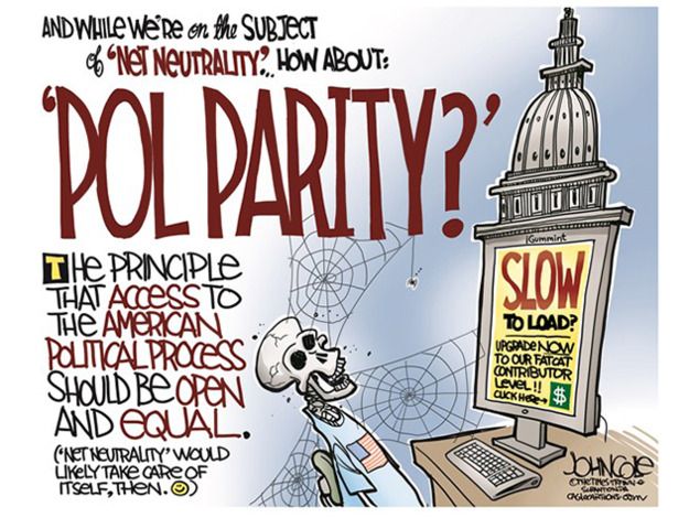 Political cartoon net neutrality access equal | The Week