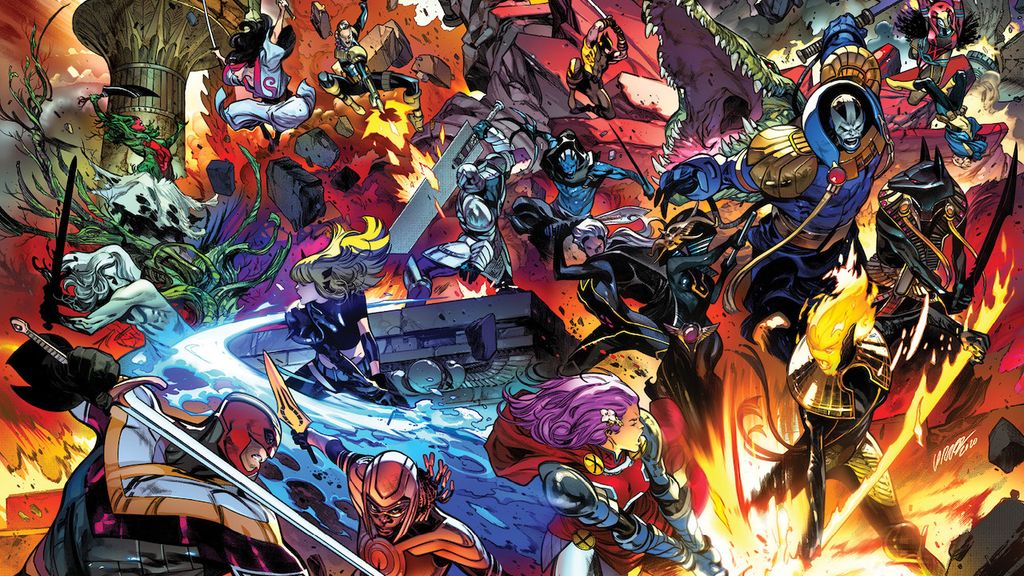 The X-Men and Swordbearers of Arakko clash in X of Swords key art ...