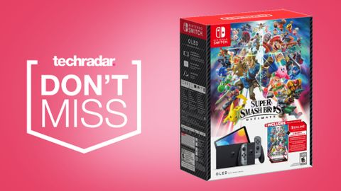 This slick Nintendo Switch OLED bundle with Super Smash Bros. Ultimate ...