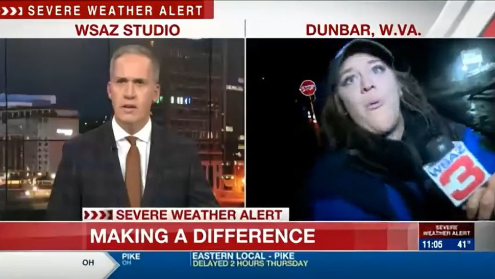 Local News Reporter Gets Hit By Car On Live TV, Handles It Like A Champ ...