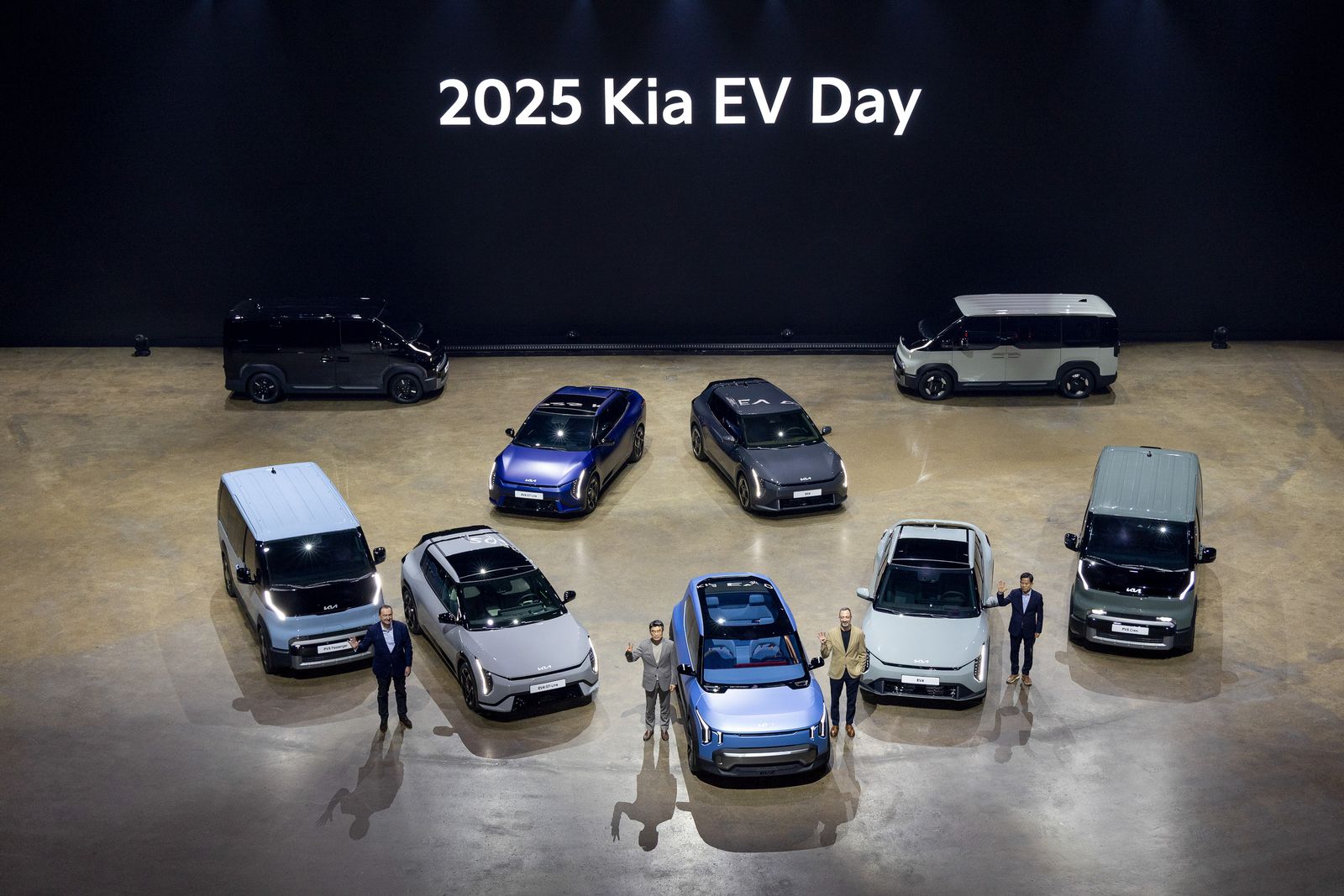 A cavalcade of Kias is announced as the South Korean manufacturer ...
