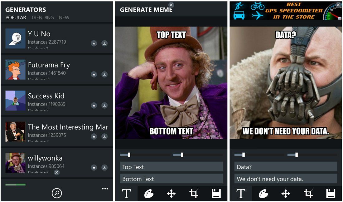 Meme Generator Suite – Today's AdDuplex HERO App | Windows Central