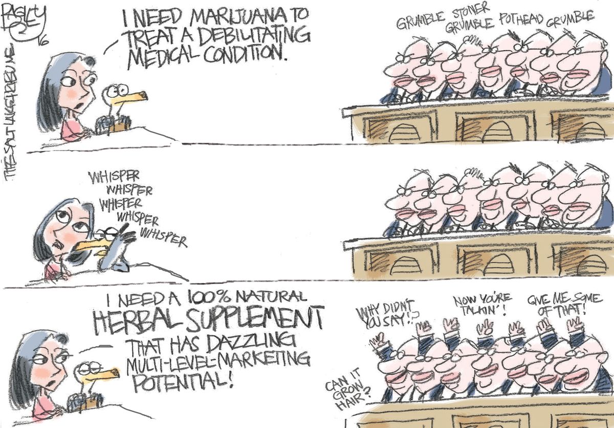 Editorial cartoon U.S. Medical Marijuana | The Week