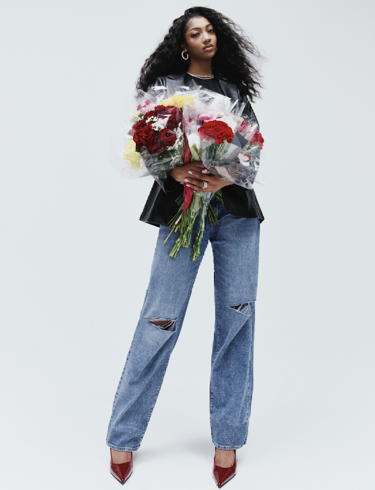 WNBA Star Angel Reese Teams Up With Good American for a New Denim ...