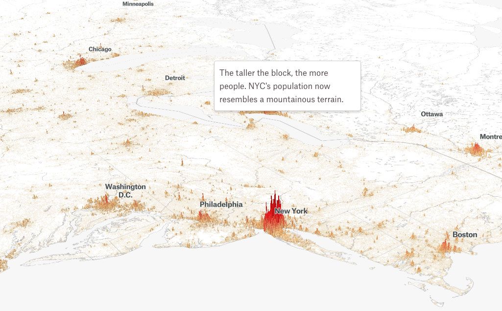 Stunning dataviz project maps the world's population | Creative Bloq