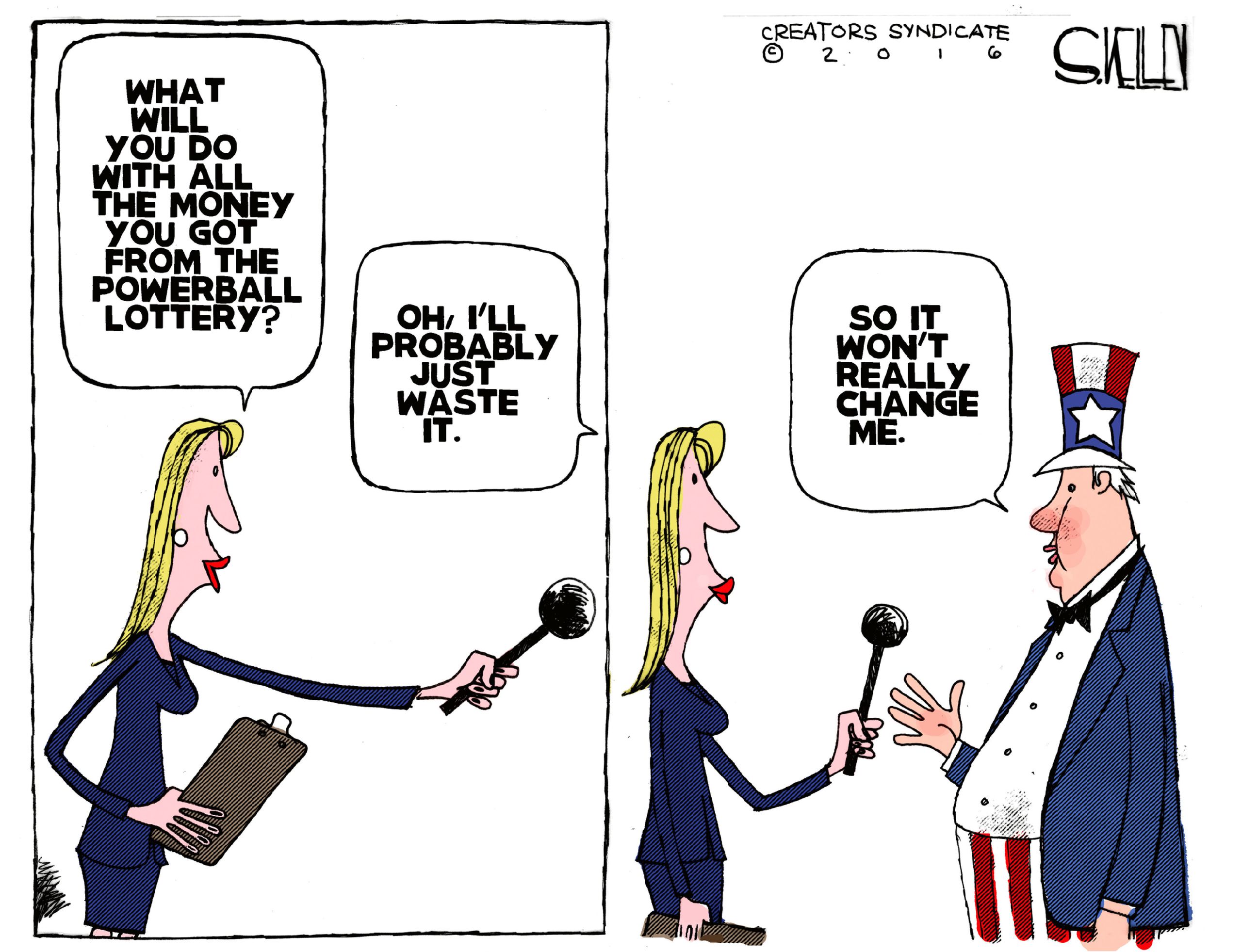 Editorial cartoon U.S. Powerball America | The Week