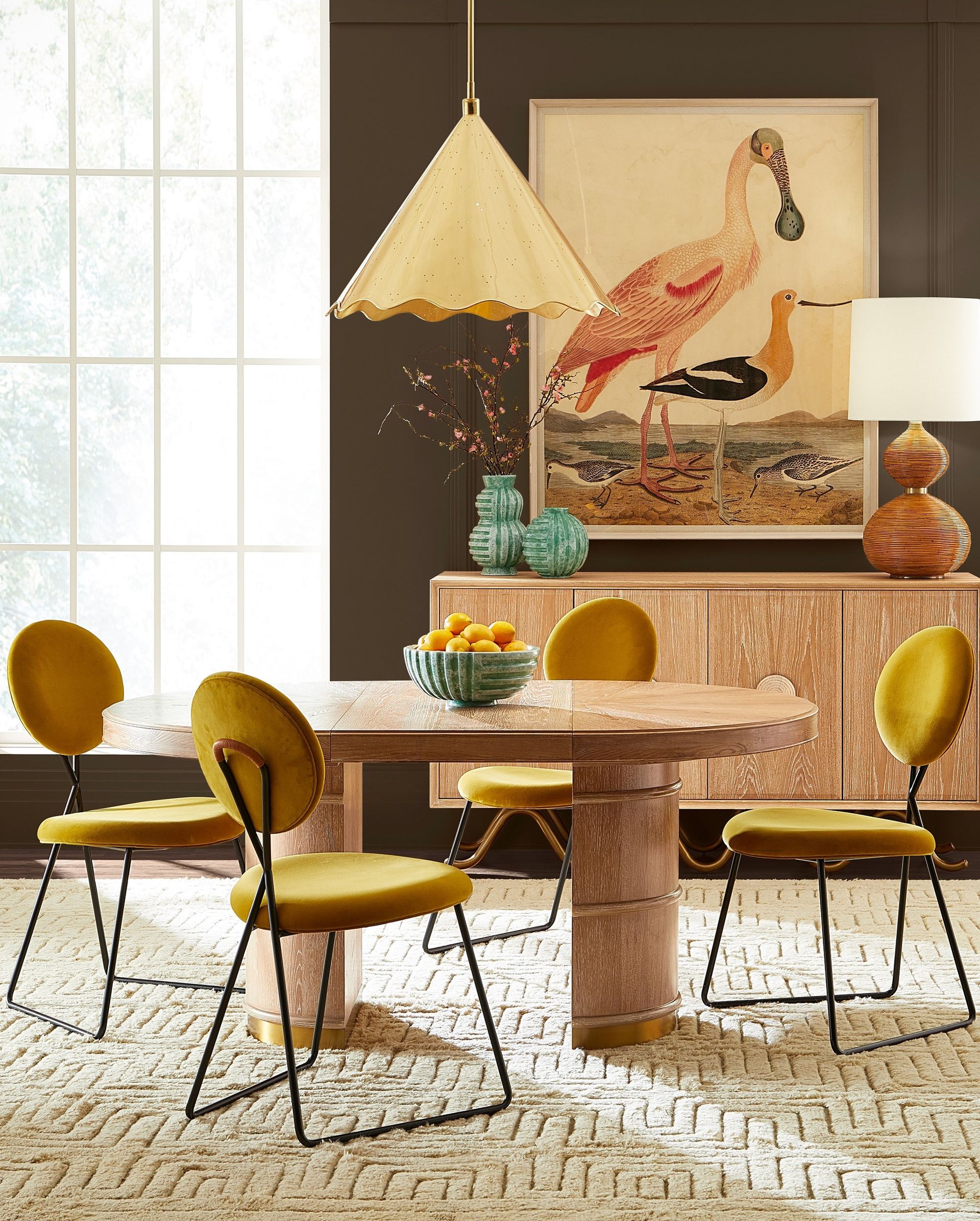 What's the correct light height over a dining table? | Livingetc