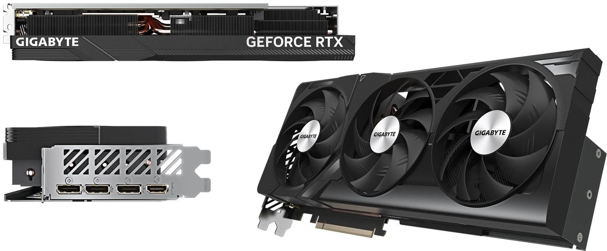 Gigabyte RTX 4070 Ti Super WindForce Max OC minimizes cable protrusion ...