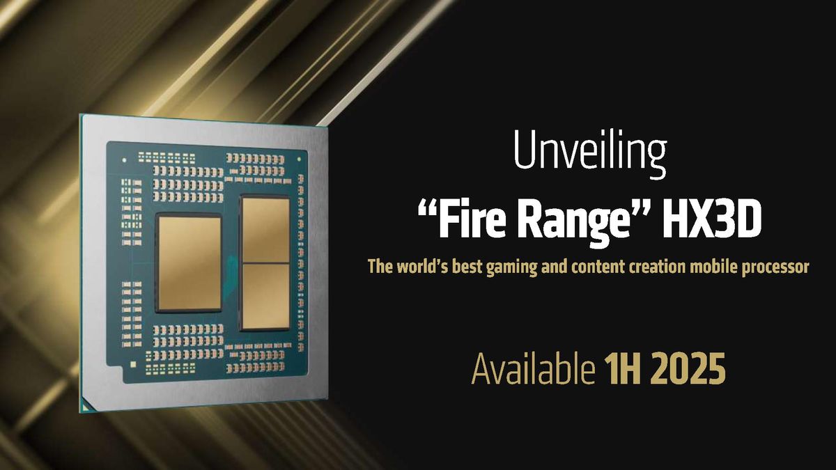 AMD Launches ‘Fire Range’ HX3D mobile processor with game-boosting 3D V ...