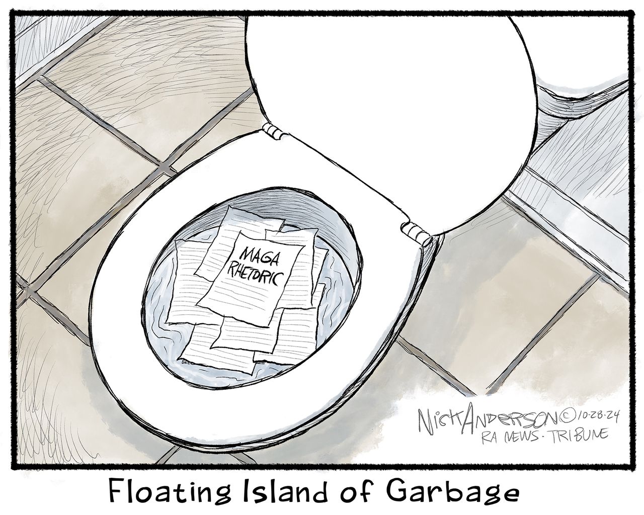5 throwaway cartoons about garbage rhetoric | The Week