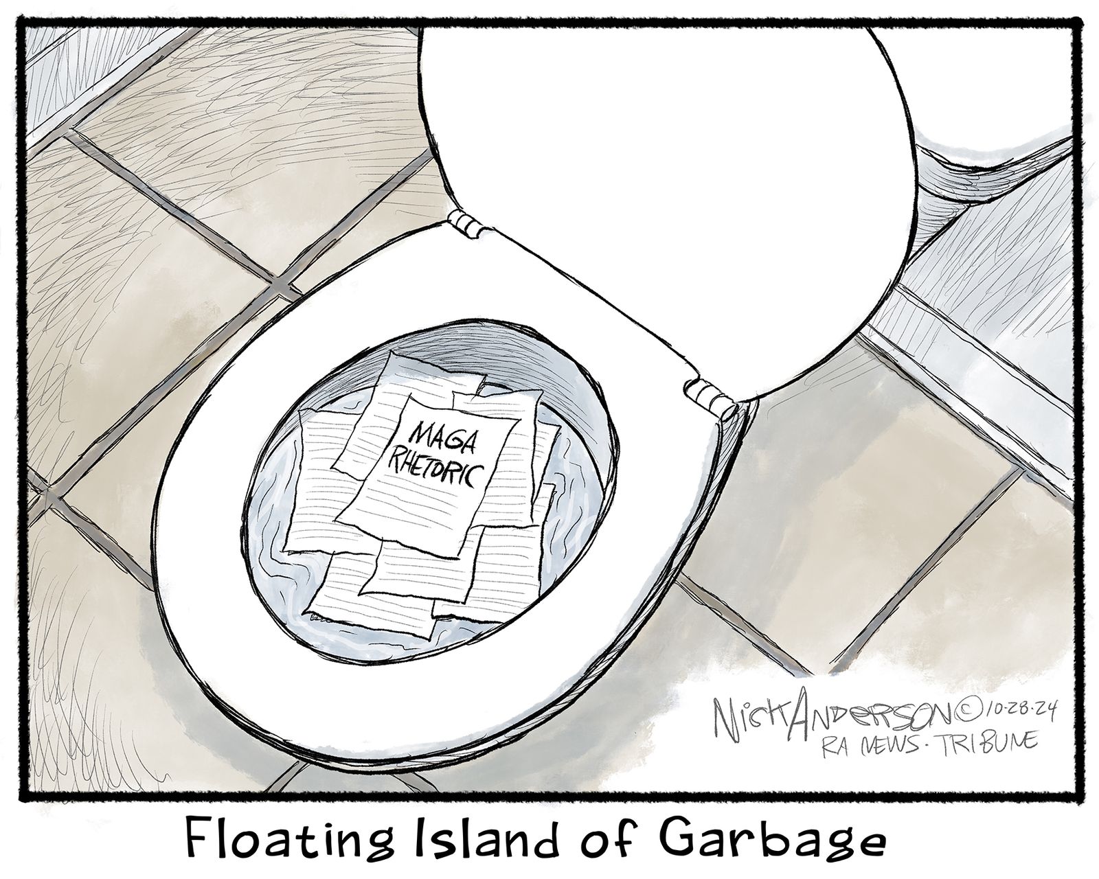 5 throwaway cartoons about garbage rhetoric | The Week