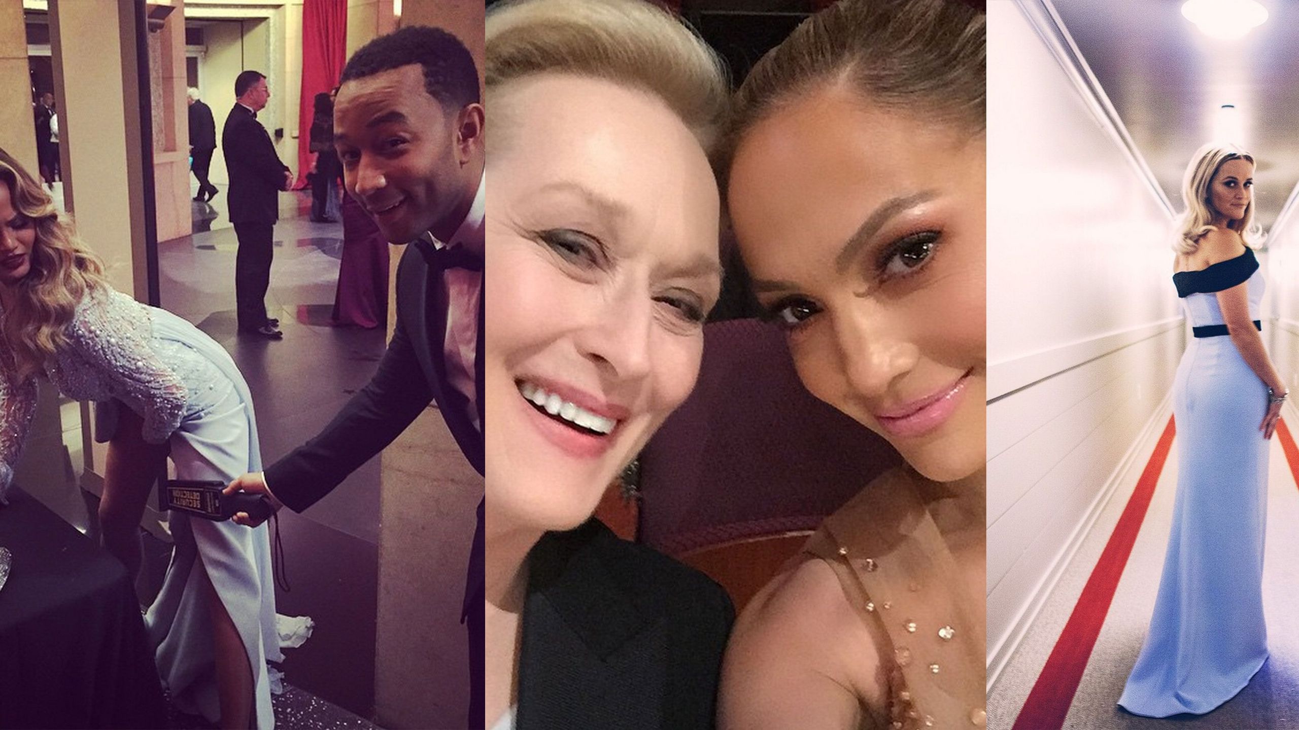 The Best Behind-the-Scenes Instagrams from the Oscars | Marie Claire