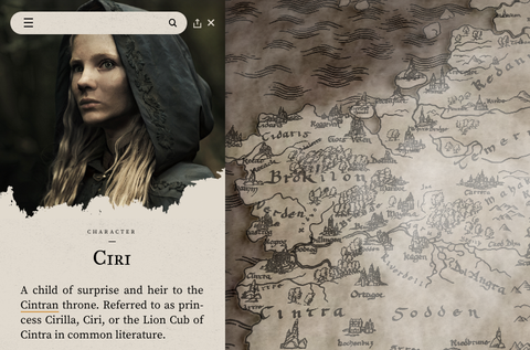 Interactive Witcher map is truly a thing of beauty | Creative Bloq