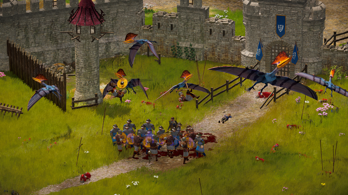 Dinolords blends action RPG combat and RTS battles in a medieval ...