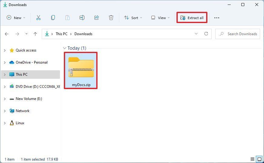 How To Zip Or Unzip Files On Windows 11 Windows Central