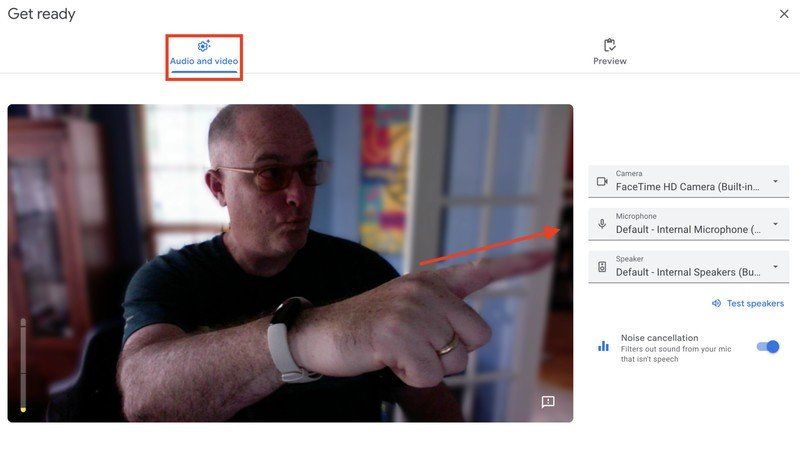 How to use Google Meet's virtual green room to check yourself before a ...