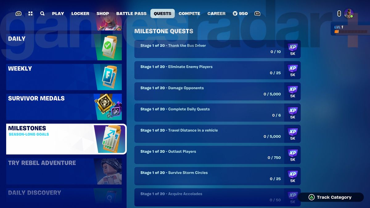 Fortnite Quests in Season 3 of Chapter 5 | GamesRadar+