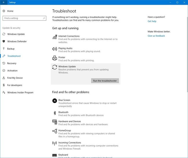 How to use the Troubleshoot tools to fix problems on the Windows 10 ...