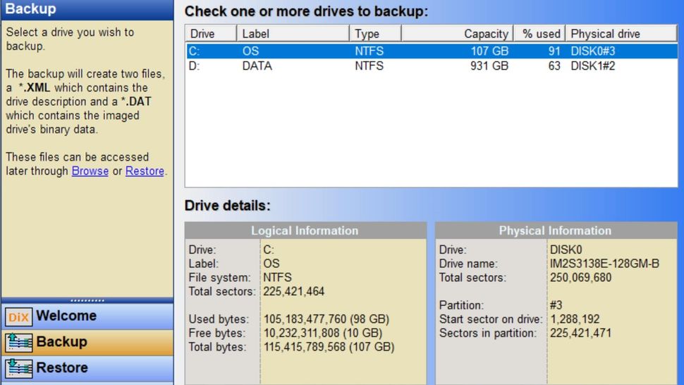 DriveImage XML review | TechRadar