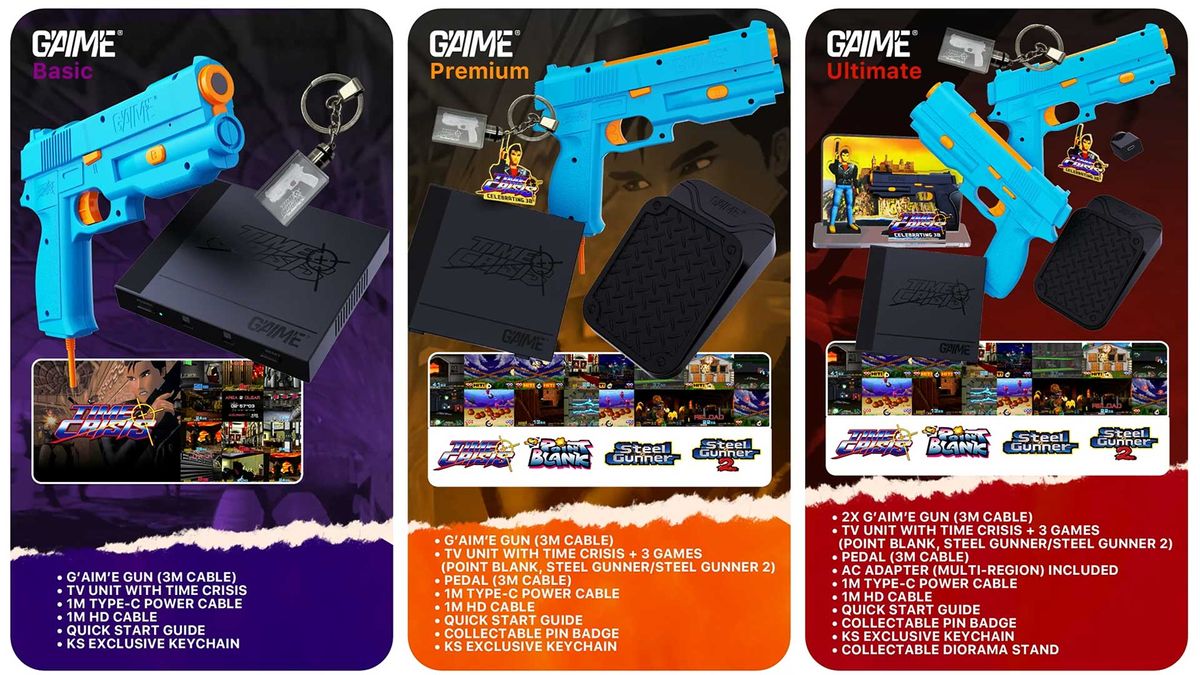 Light gun support comes to LCD monitors — new G’AIM’E gun controller comes with bundled Namco ...