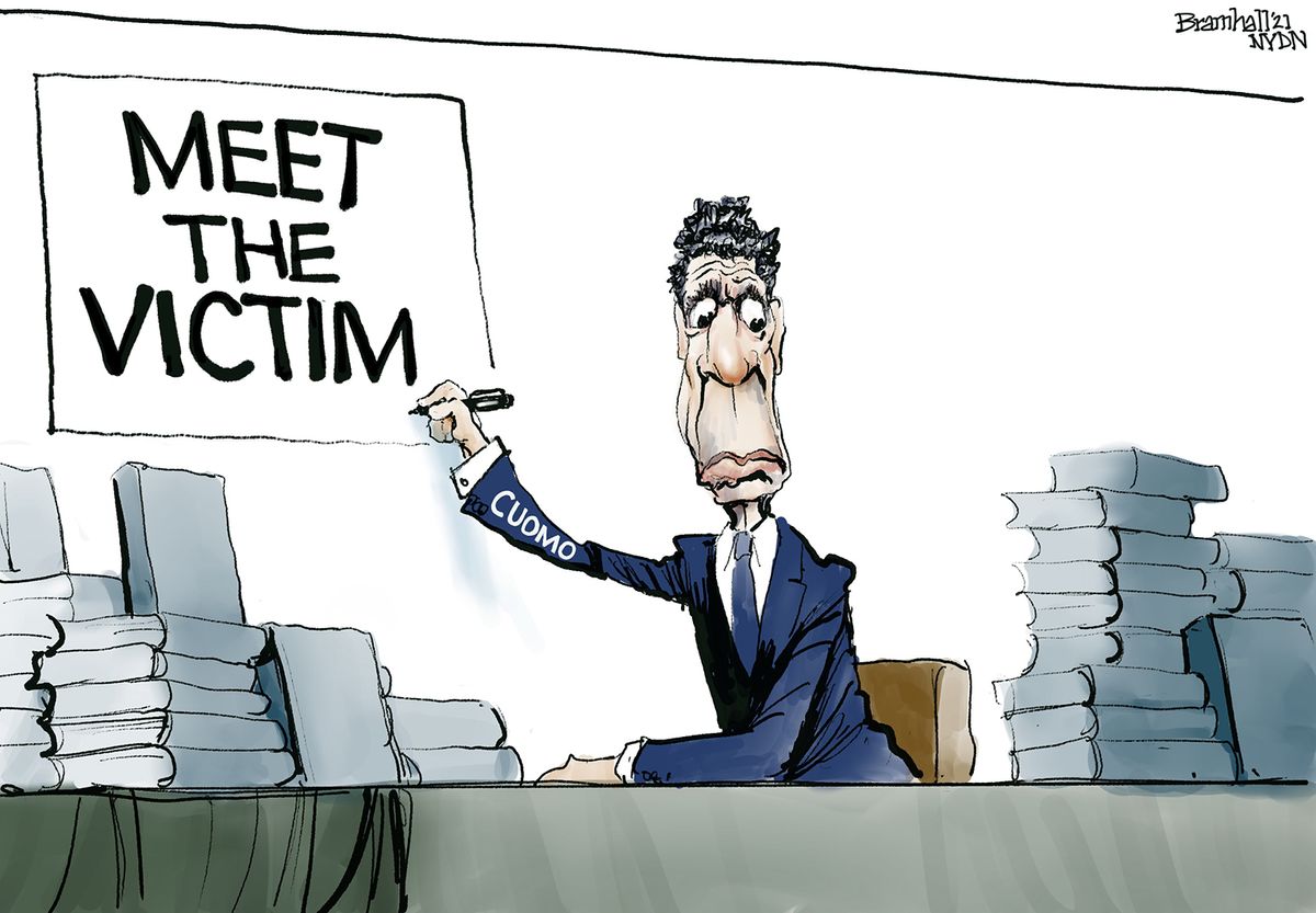 7 scathing cartoons about Andrew Cuomo's harassment scandal | The Week