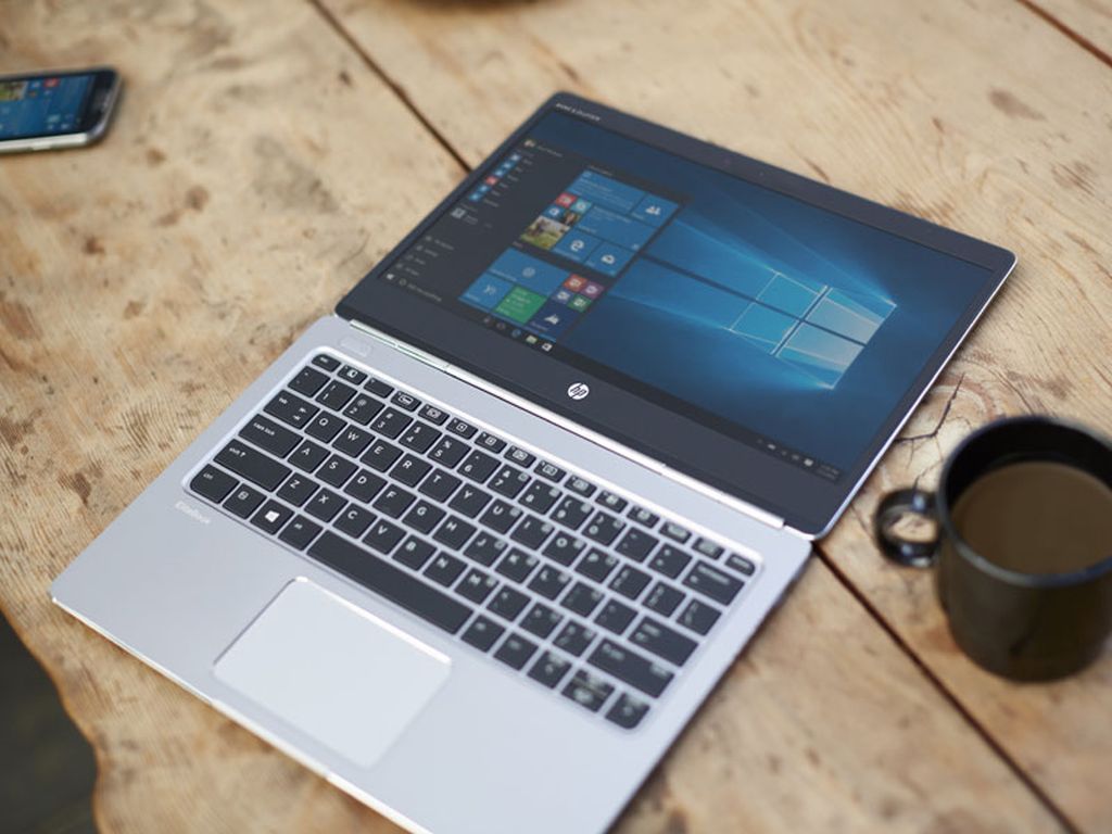 The HP EliteBook Folio is the company's thinnest and lightest notebook ...