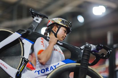 Japan use £108,000 track bike with left-sided drivetrain at Paris ...