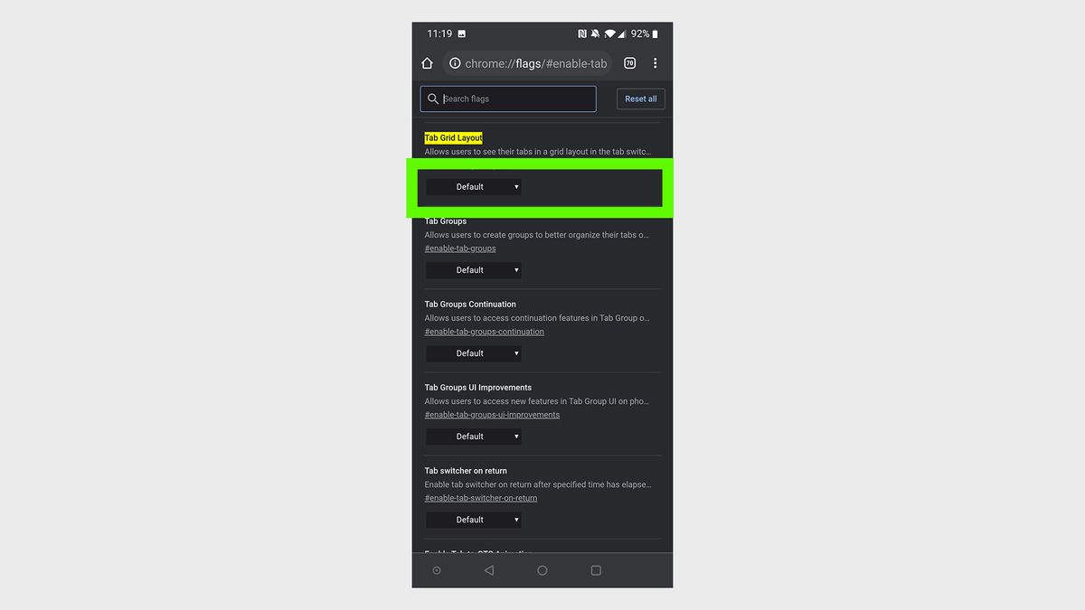 How To Disable Tab Groups And Grid View In Chrome For Android Toms Guide