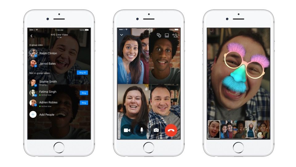 Facebook Messenger now lets you video chat with more friends than you ...