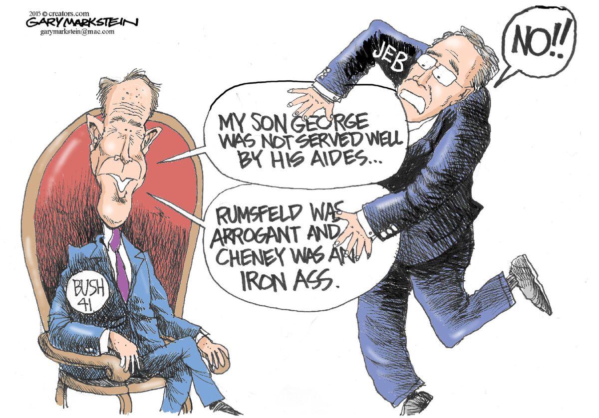 Political cartoon U.S. George Jeb Bush | The Week